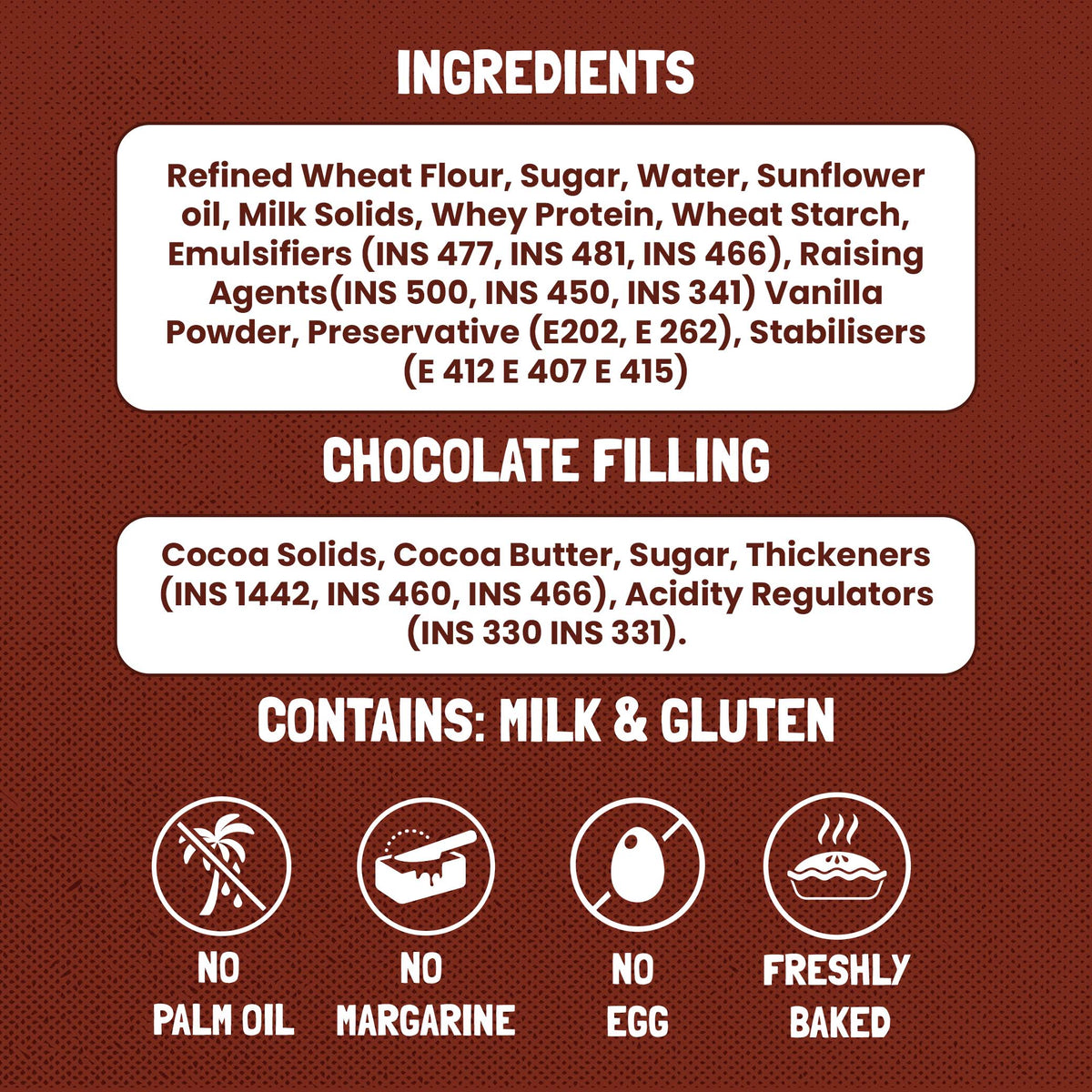 Monkey Bar with Chocolate filling (eggless) – Monkey Bar Cakes